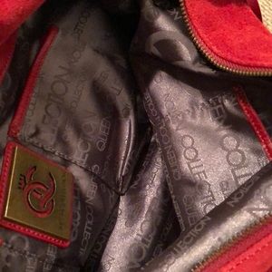 Queen Collection | Bags | Red Suede Queen Collection Shoulder Bag ...